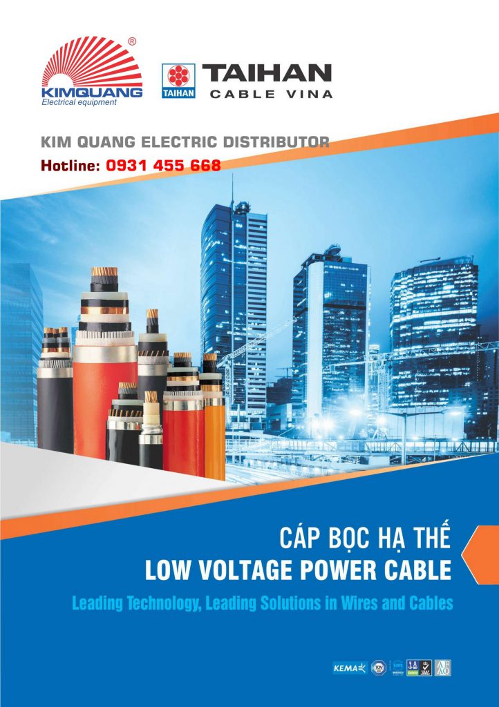 Catalogue cáp điện Taihan® Nhà phân phối Kim Quang Electric