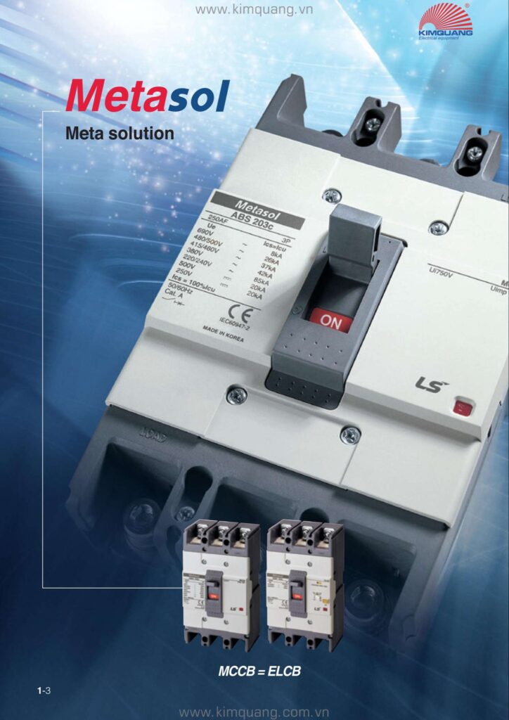 LS Catalogue Thiết bị điện đóng cắt tự động Hàn Quốc / Korea